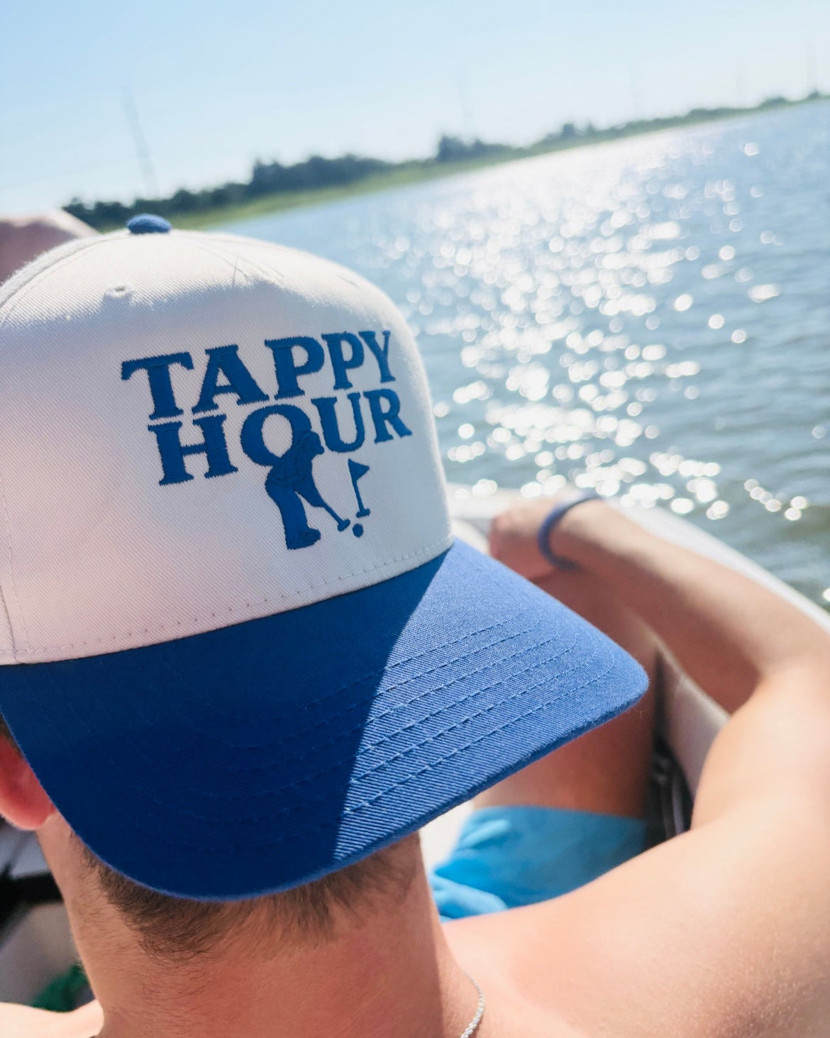 Royal Blue Golf Hat – No Tee Time, Just Sea Time | Tappy Hour – Tappy ...